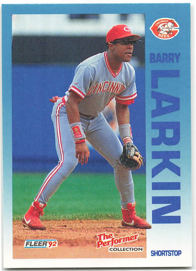 Barry Larkin 1992 Fleer 7 Eleven Citgo The Performer Series Mint Card ...