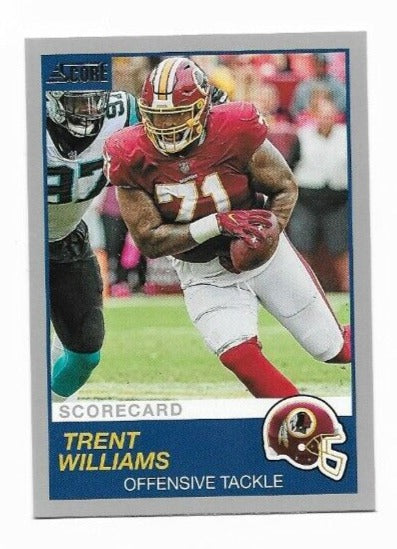 Trent Williams 2019 Panini Score SCORECARD Series Mint Card #200 | The ...