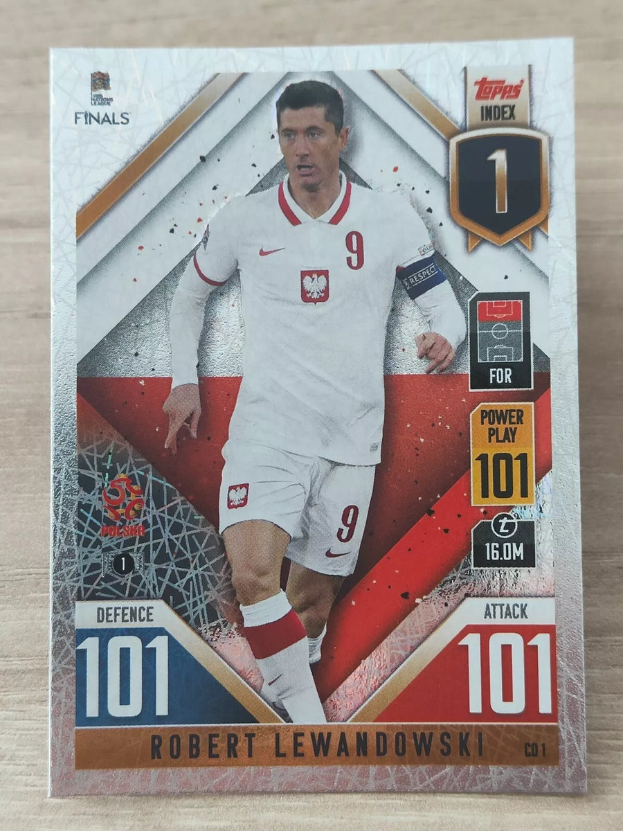 Robert Lewandowski 2022 2023 Topps Match Attax Road to Nations League ...