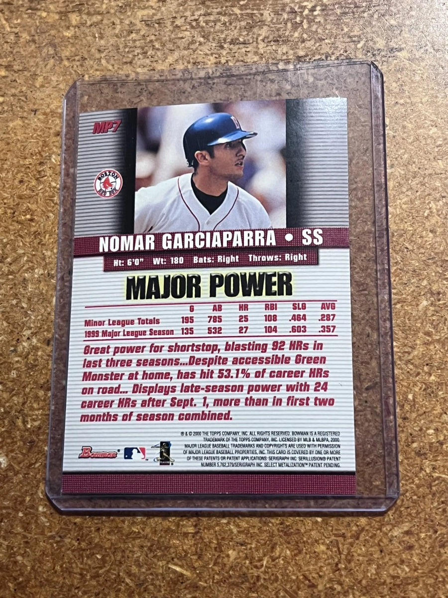 Nomar Garciaparra 2000 Bowman Major Power Series Mint Card # MP7 | The ...