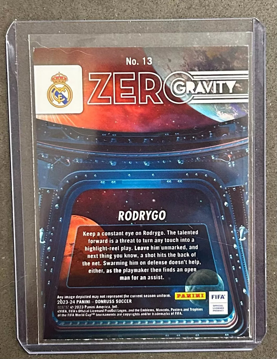Rodrygo 2023 2024 Donruss Zero Gravity RED Series Mint Card #13 | The ...