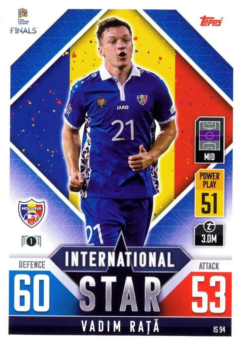 Vadim Rata 2022 2023 TOPPS Match Attax International Stars Series Mint ...