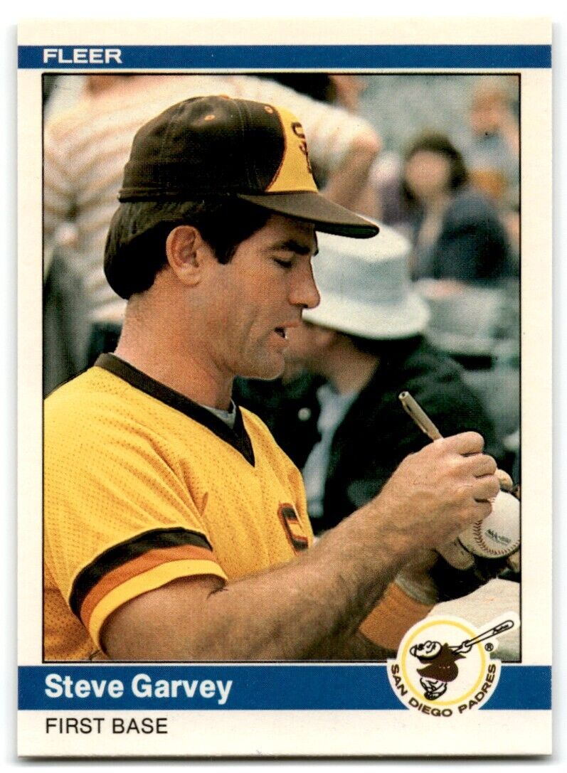 Steve Garvey 1984 Fleer Series Mint Card #300 | The Strictly Mint Card ...